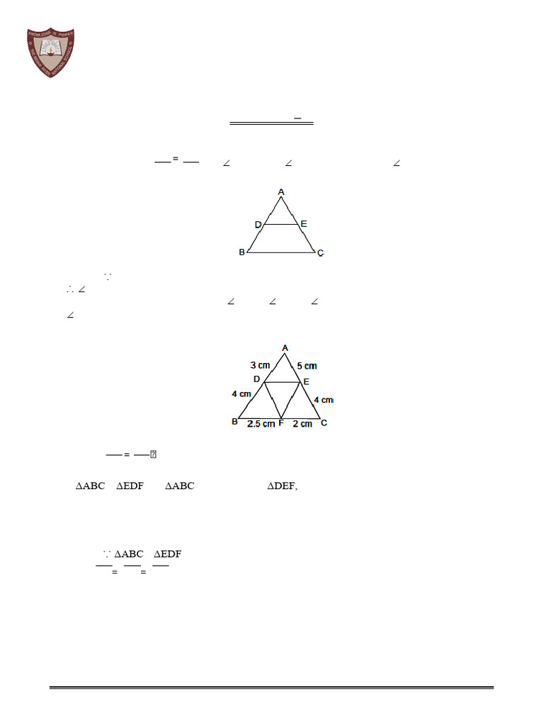 Triangles Reinforcement Worksheet | PDF | Euclidean Geometry ...