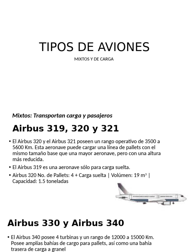 Tipos de Aviones Pallets | PDF | Boeing | Aviación
