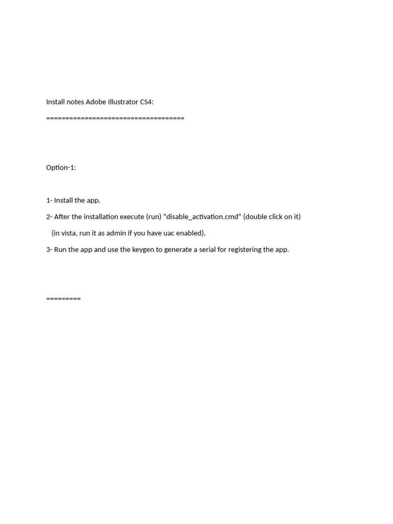 Adobe Illustrator Cs4 Installation Guide Pdf