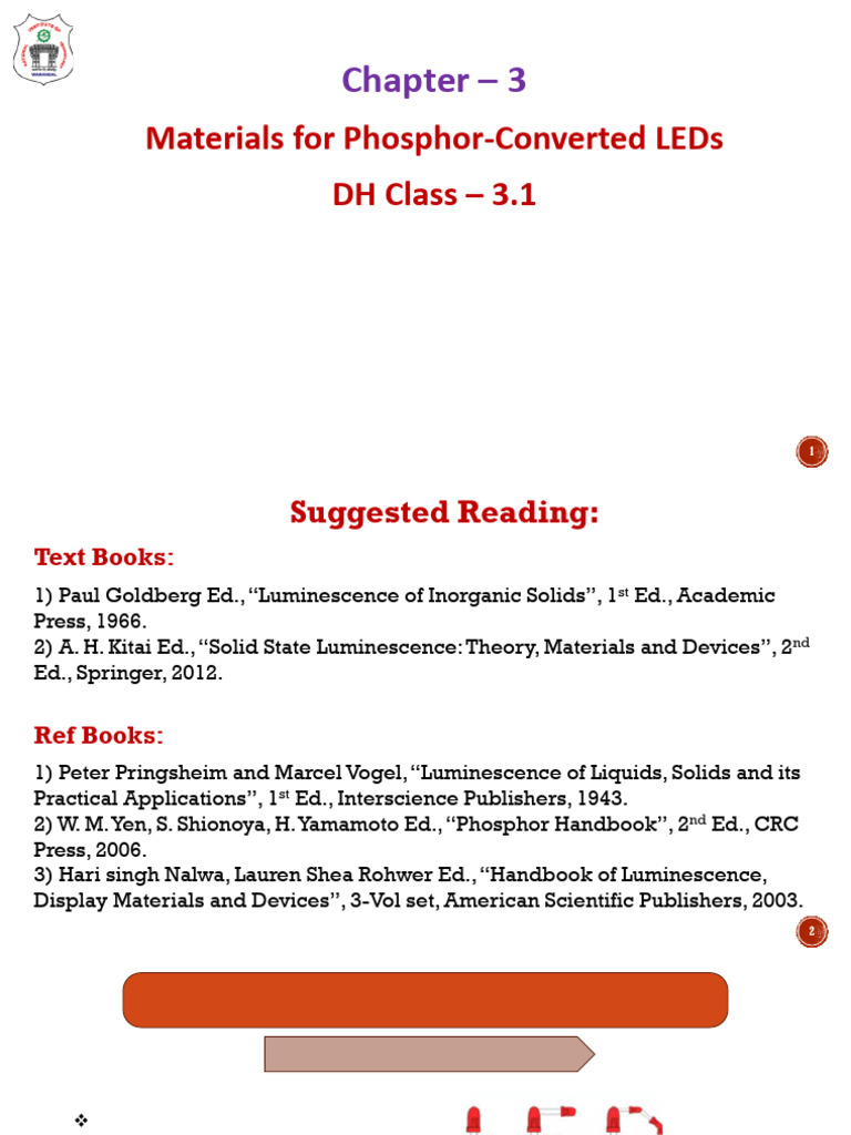 Phosphor-Converted LED Materials Guide | PDF | Light Emitting Diode ...
