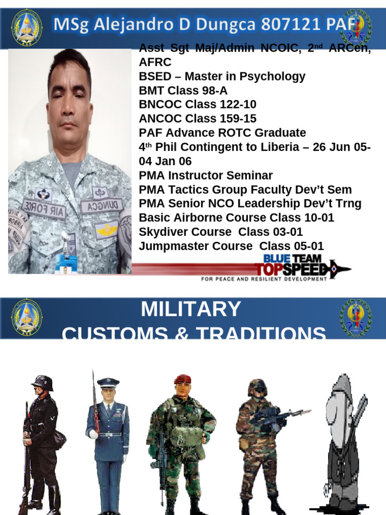 Mil Customs Traditions | PDF