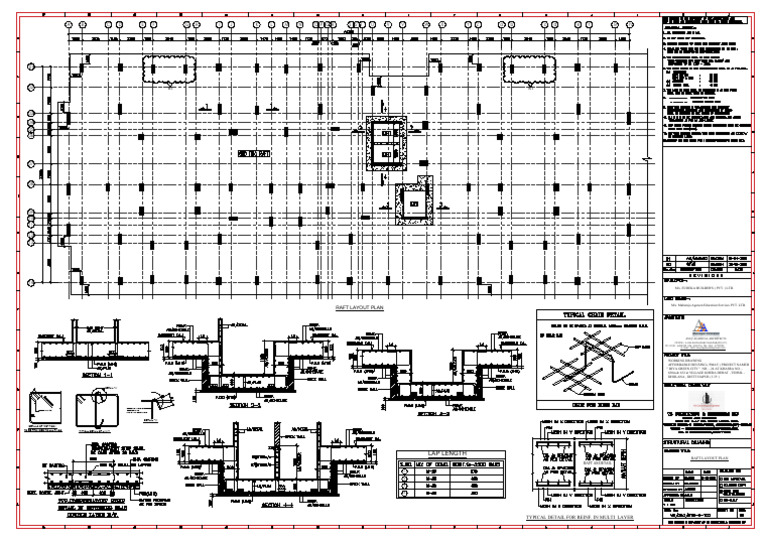 Raft Layout Plan (Block-B) | PDF