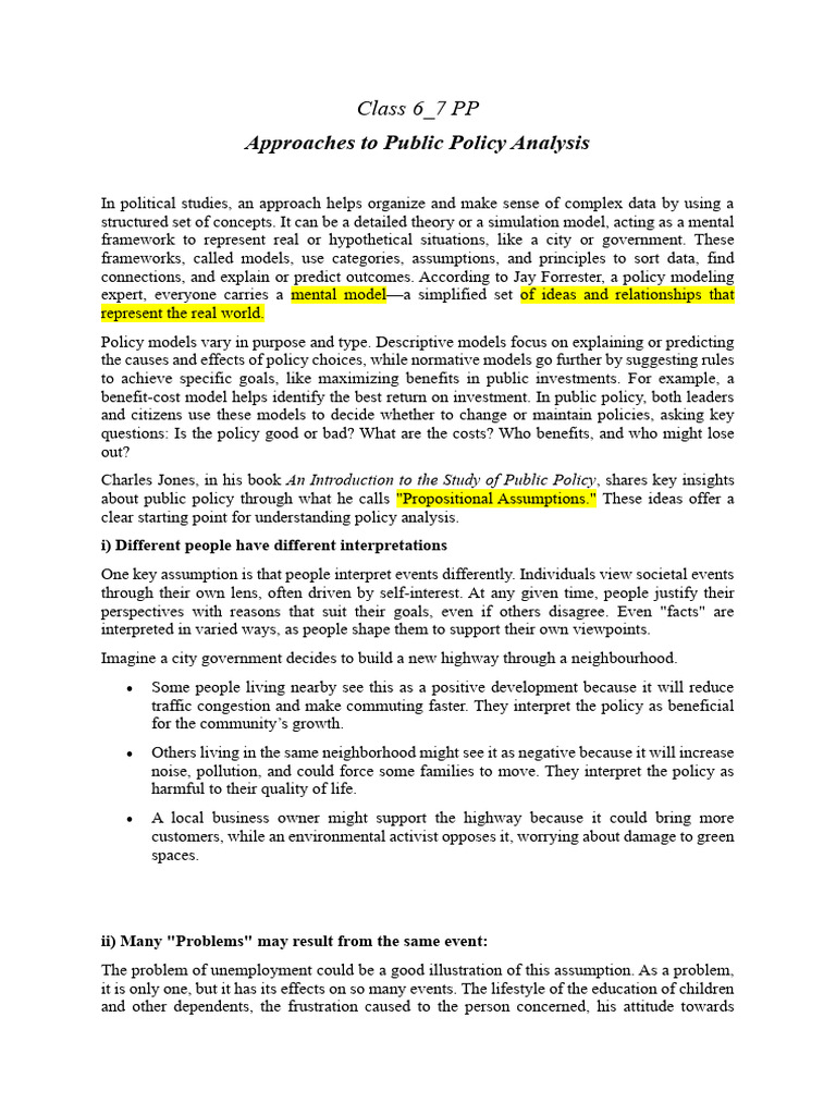 Basic Public Policy - Last Part | PDF | Policy | Policy Analysis