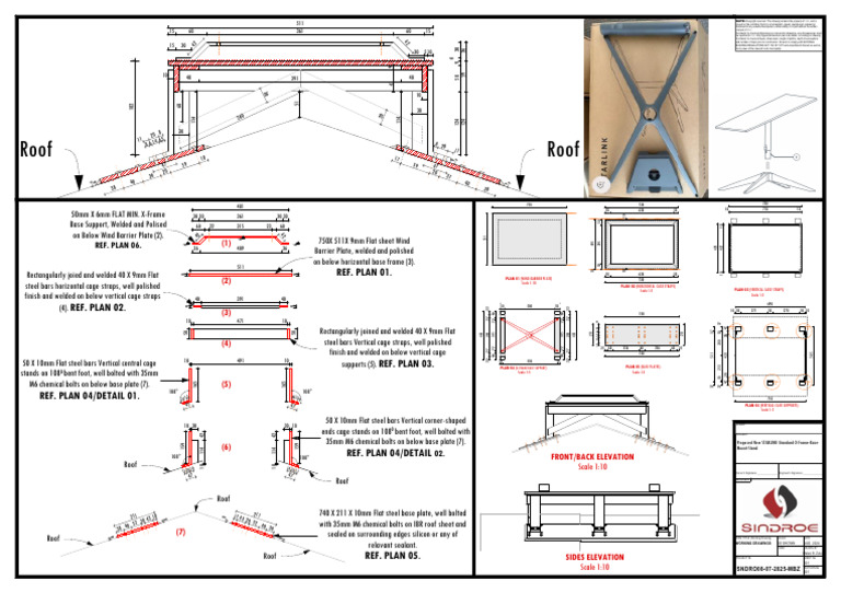Starlink Standard X-Frame Base Design | PDF