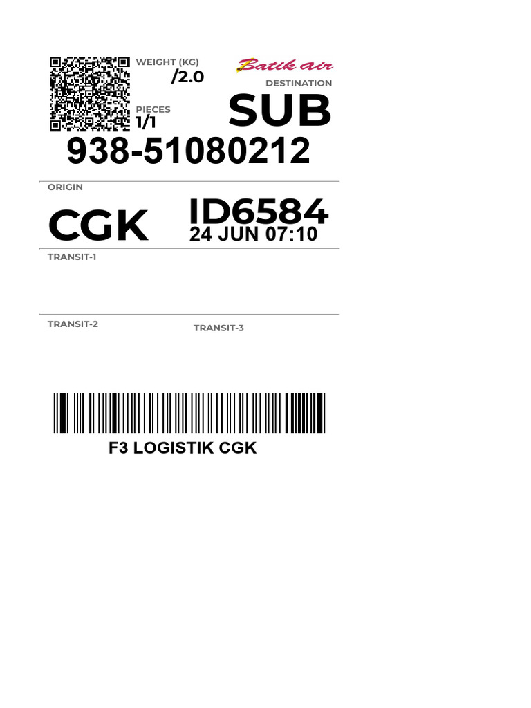 AWB Label | PDF