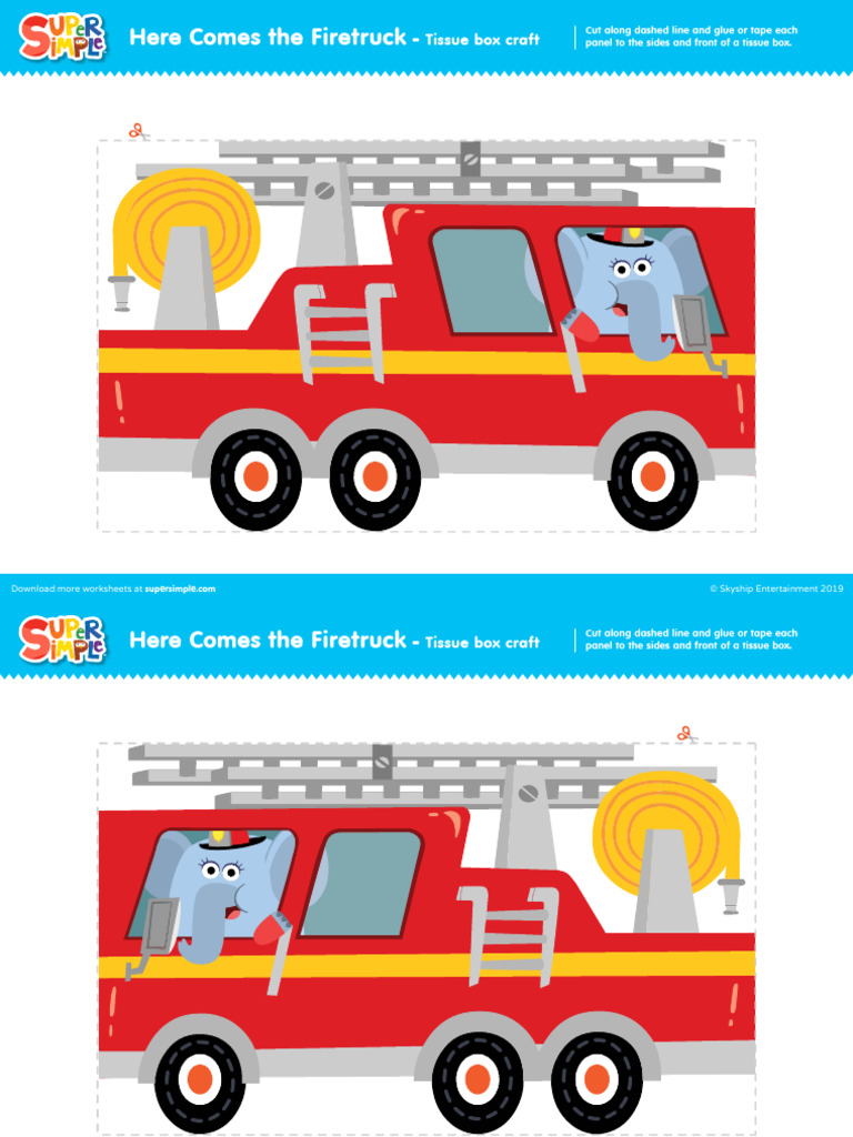 Here Comes The Firetruck Resource Craft v02 | PDF