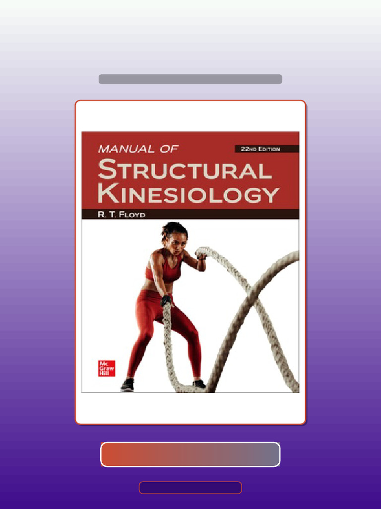 Manual of Structural Kinesiology 22nd Edition Floyd SOLUTION MANUAL ...