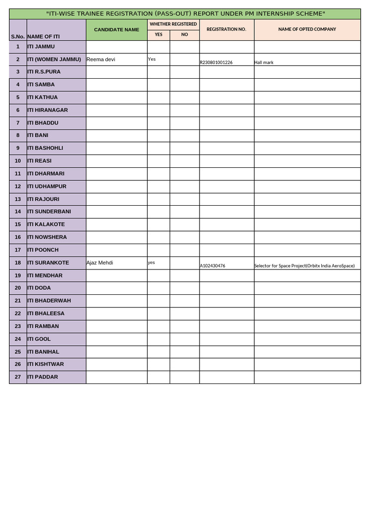 Pm Internship Detail | PDF