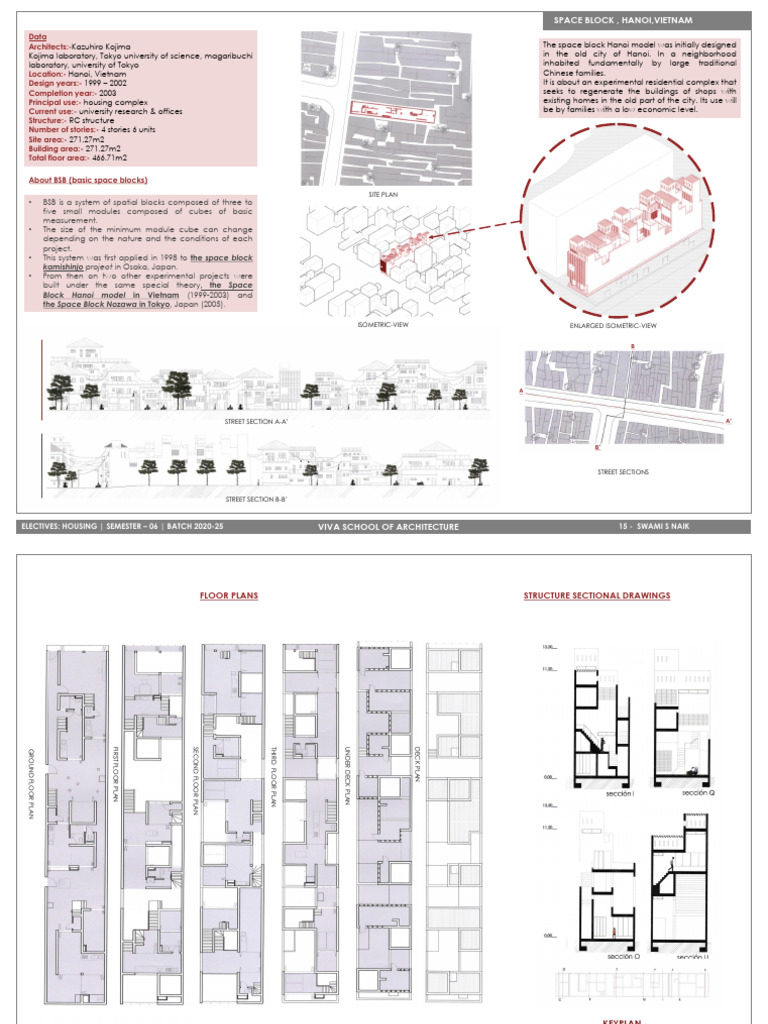 Space Block Hanoi: Housing Design Overview | PDF