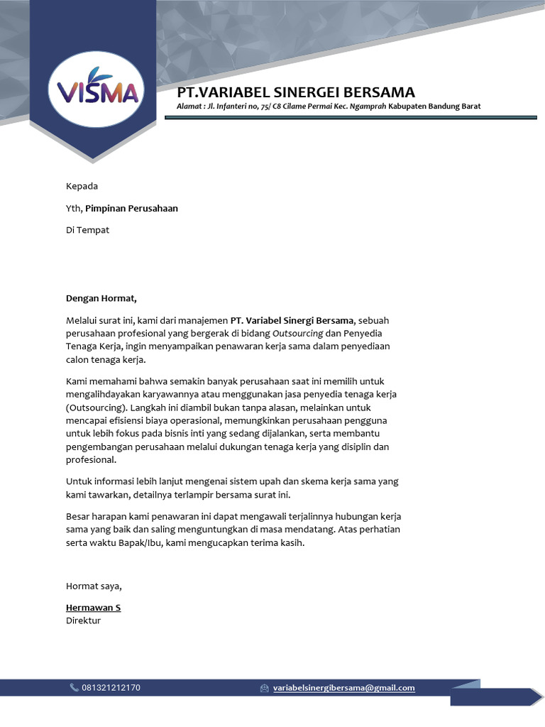 Surat Penawaran | PDF