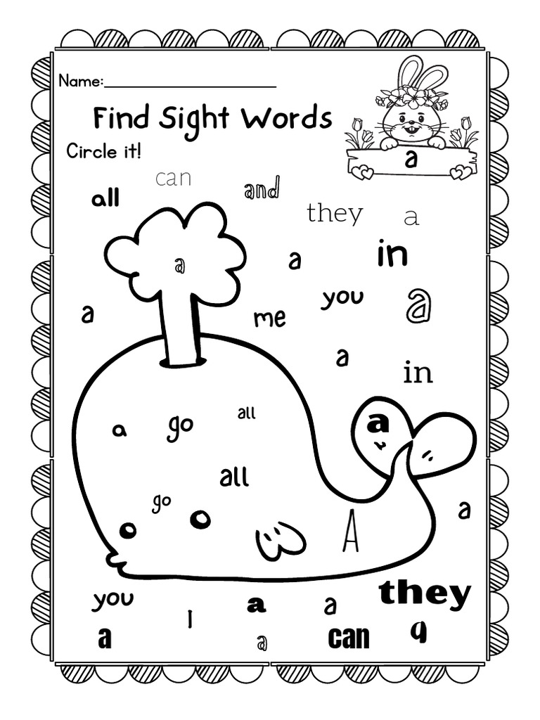 Sight Word A | PDF