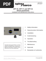 SP7-10 Digital Positioner: Installation and Maintenance Instructions | PDF | Valve | Electrical ...