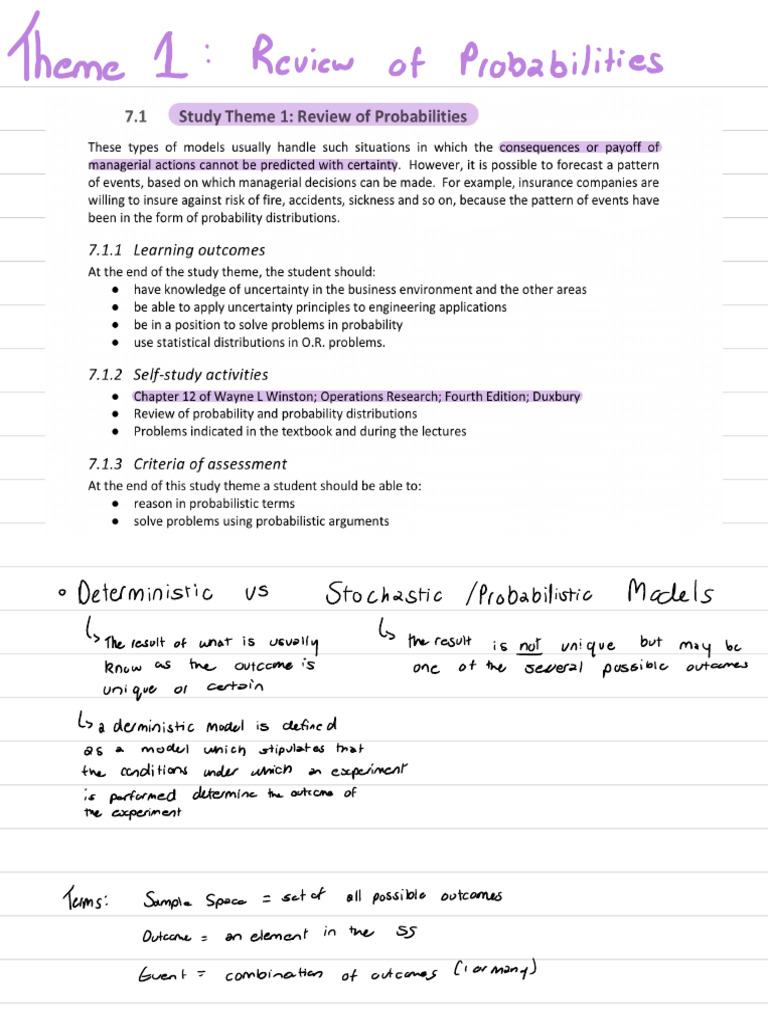 BON 410 Probability and Markov Chains | PDF | Probability Distribution | Probability Theory