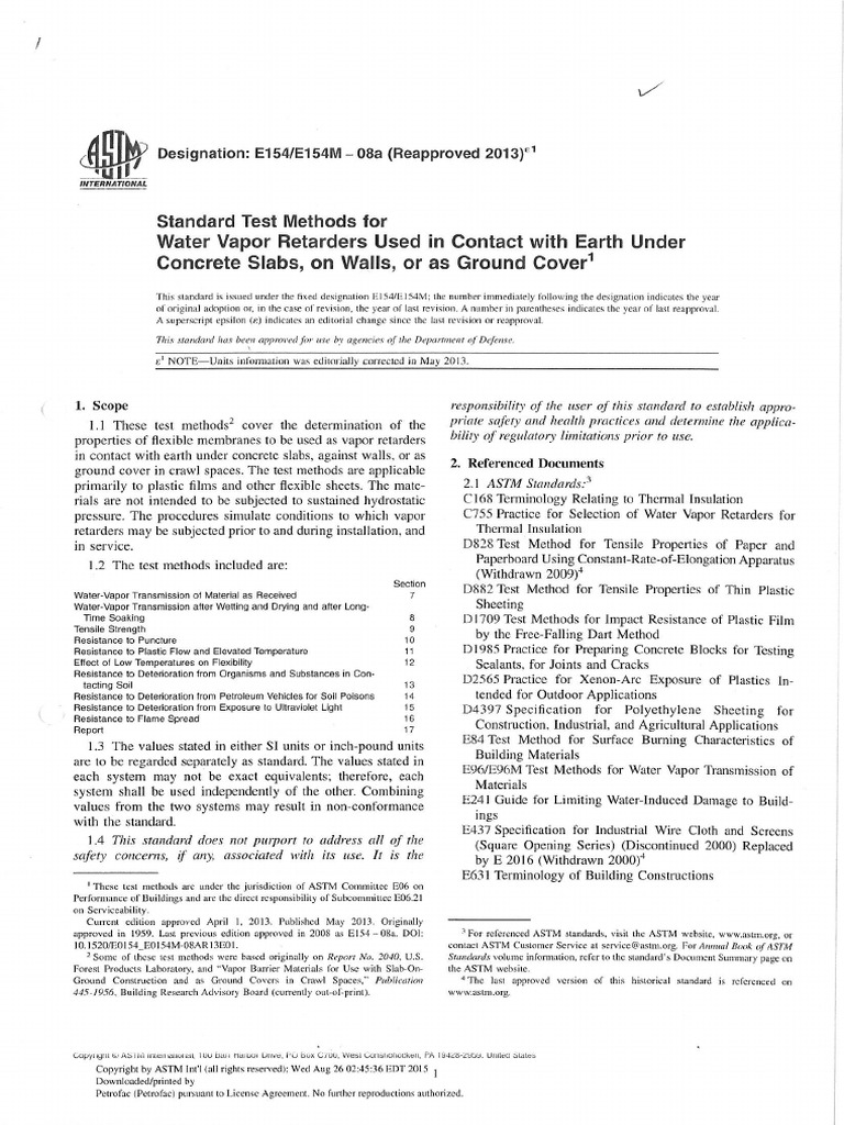 Astm E154 | PDF