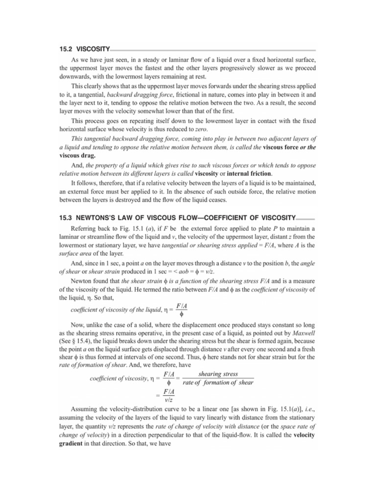 Viscosity 1 | PDF