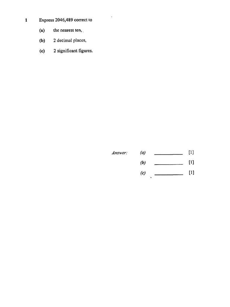Maths Form 2 MiD Year Exam | PDF