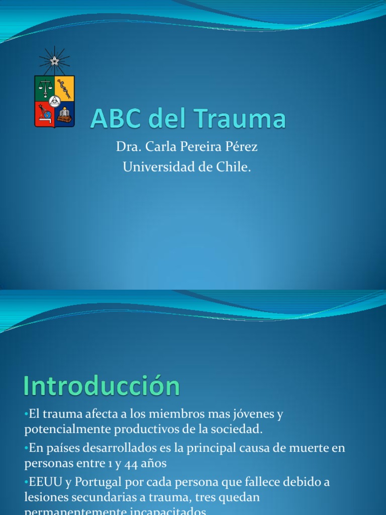 ABC Del Trauma | Lesión | Emergencias Médicas