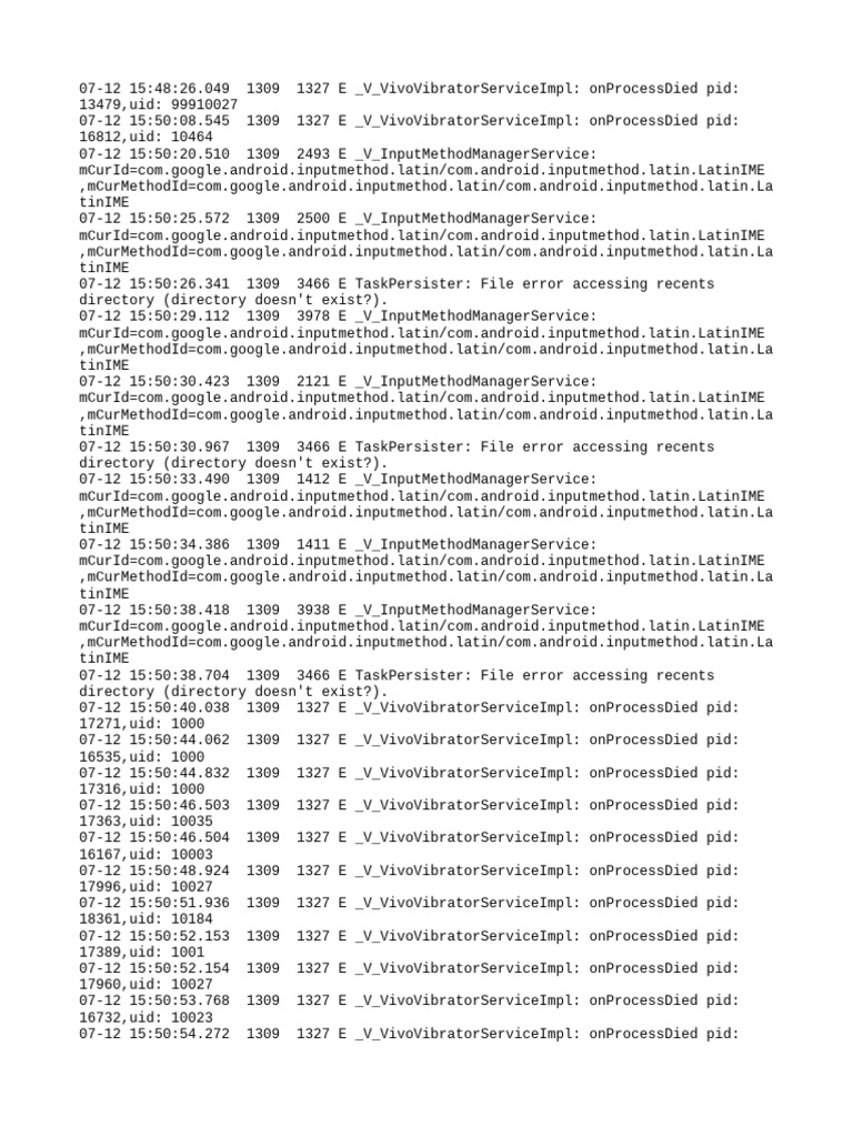 Log | PDF | Operating System Technology | System Software