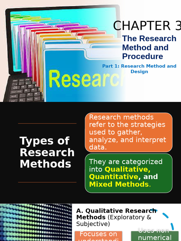 CHAPTER 3 NEW Part 1 | PDF | Quantitative Research | Qualitative Research