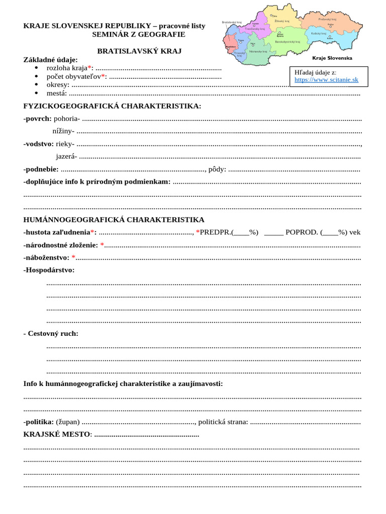 KRAJE Seminár | PDF