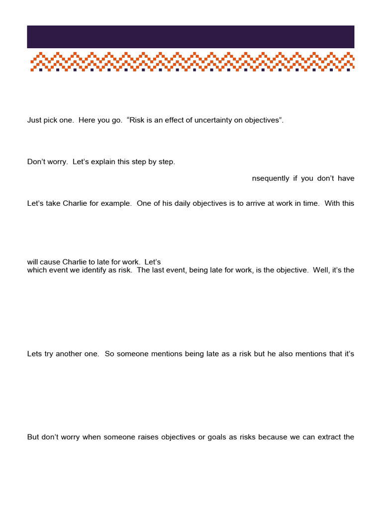 GAC2024MoodleUnit5 Activity3 What Is Risk Transcript | PDF | Risk ...