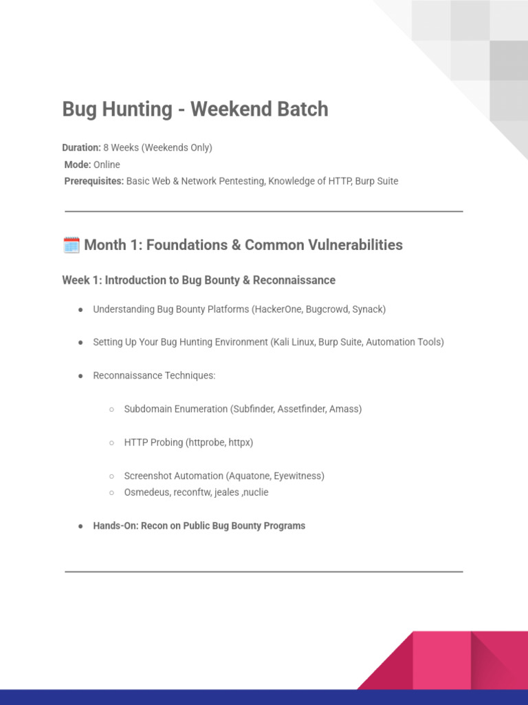 Bug Hunting | PDF | Computing | Information Technology
