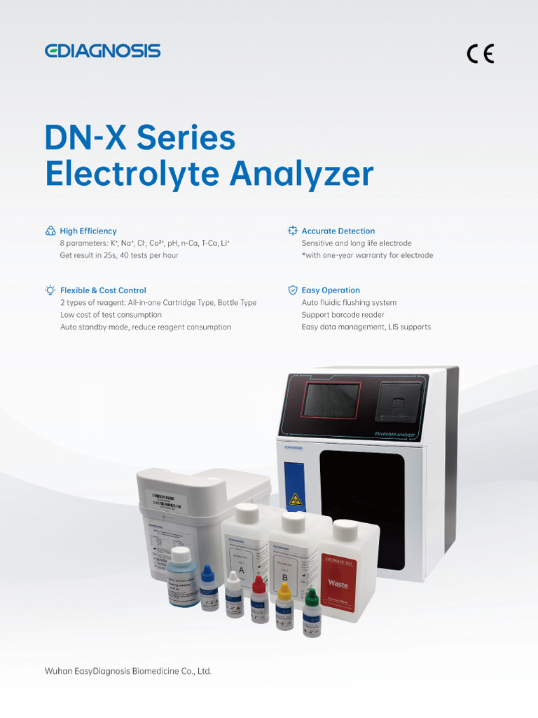 DN-X Series Electrolyte Analyzer-PK | PDF