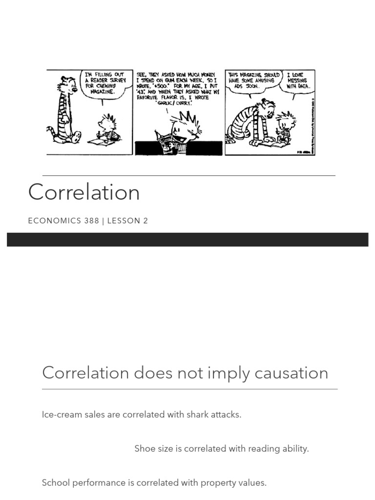 Understanding Correlation vs Causation | PDF | Linear Regression ...
