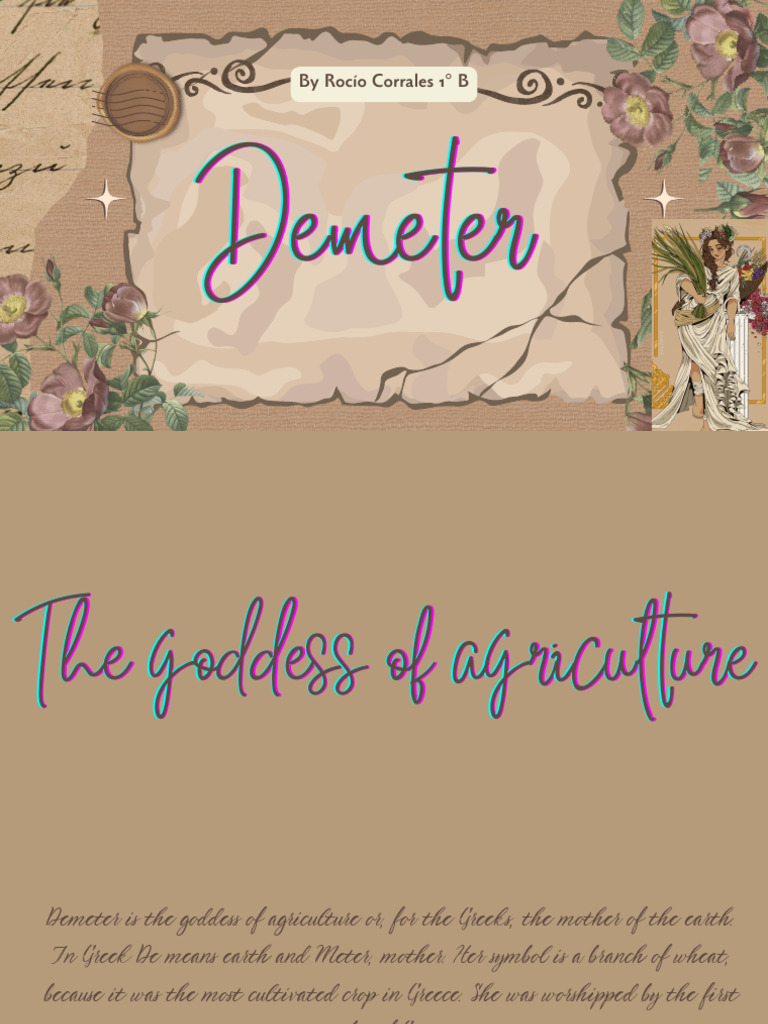 Demeter: Goddess of Agriculture | PDF