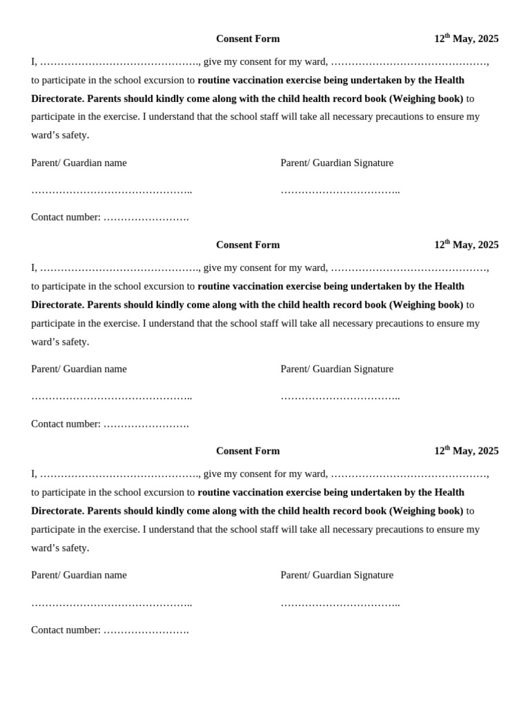 Consent Form 2 | PDF