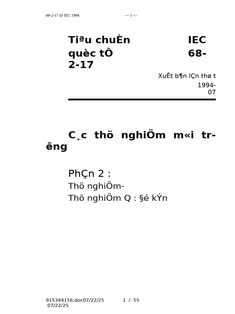 Iec68 2 17 | PDF