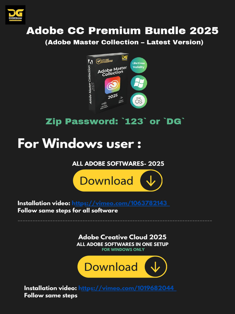 Adobe Master Collection 2025 Guide | PDF | Antivirus Software ...