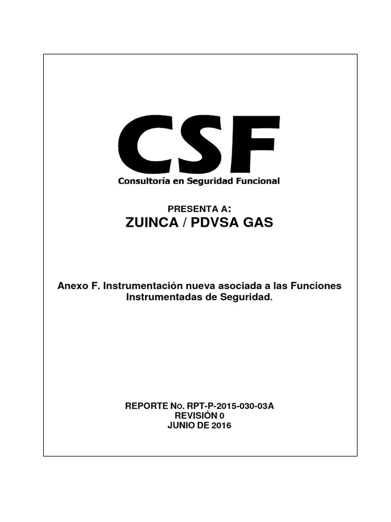 Anexo F. Instrumentacion | PDF