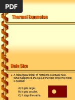 Volumetric (Cubic) Thermal Expansion | PDF | Thermal Expansion | Density
