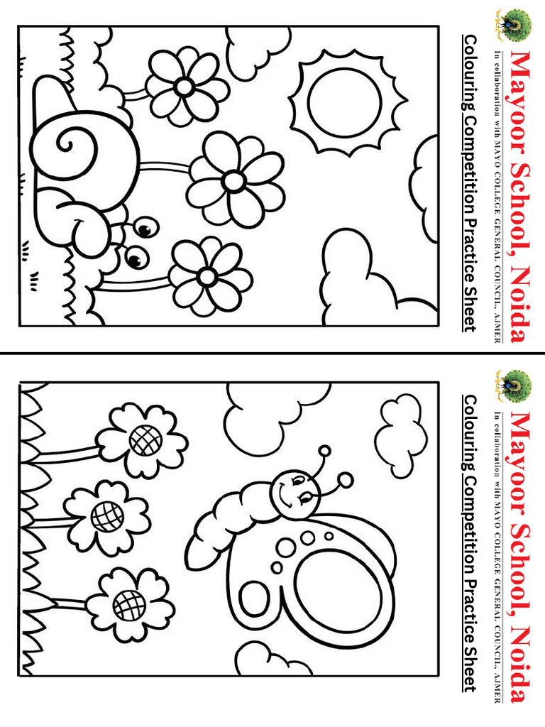 Colouring Competition Practice Sheet - 20250522 - 092006 - 0000 | PDF