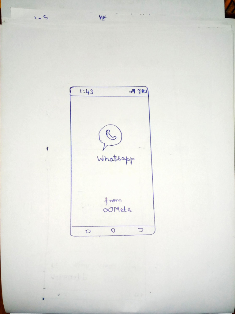 WhatsApp Wireframe | PDF