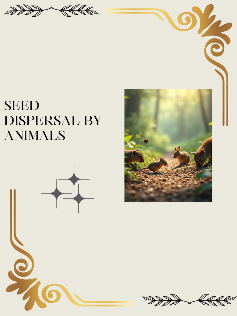Animal Seed Dispersal Mechanisms | PDF | Seed | Conservation Biology