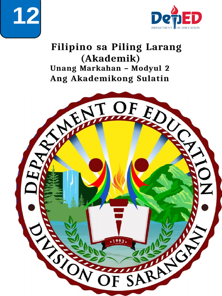 f11 12 Pilinglarangakad Module 2 Final | PDF
