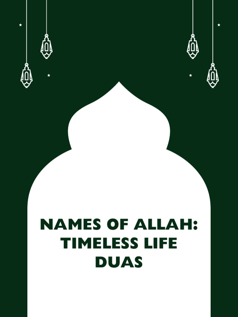 Names of Allah Timeless Life Duas Dark Mode-2 2 | PDF | Muhammad ...