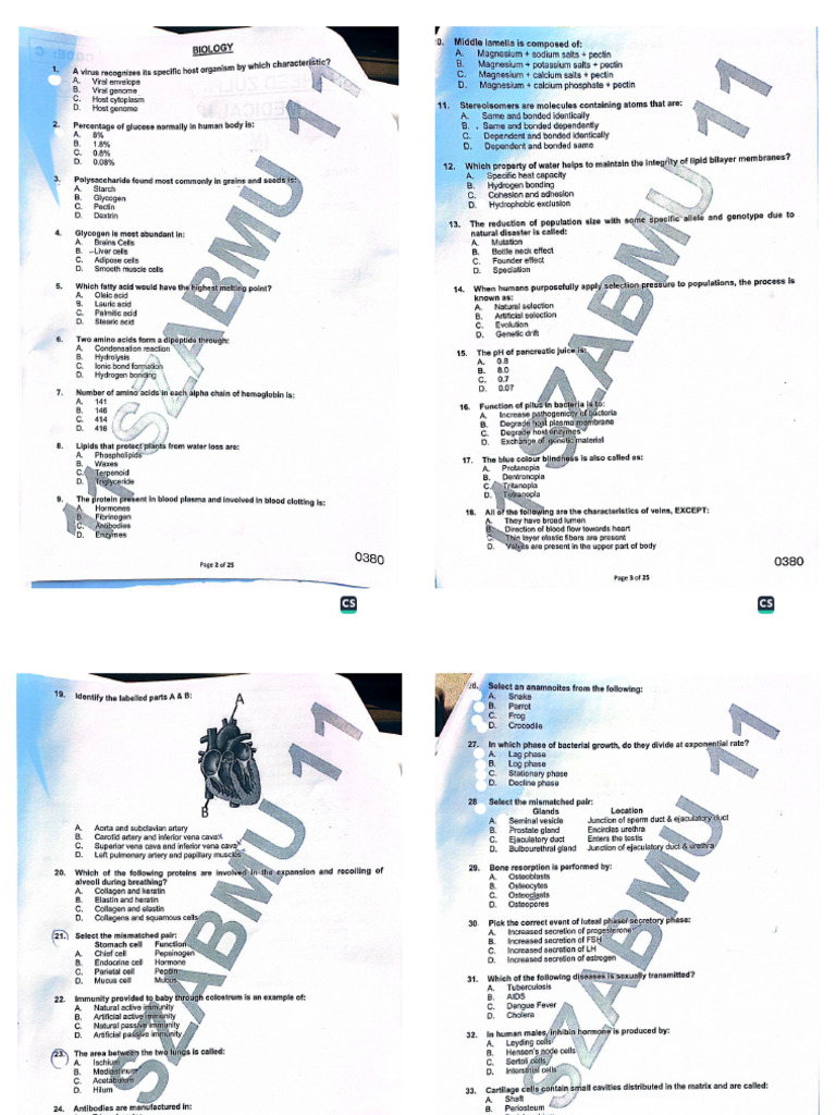 SZABMU 2024 (2nd) | PDF