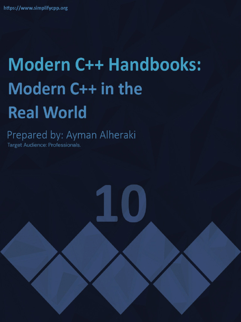 Book 10 Modern CPP in The Real World | PDF | C++ | Pointer (Computer ...
