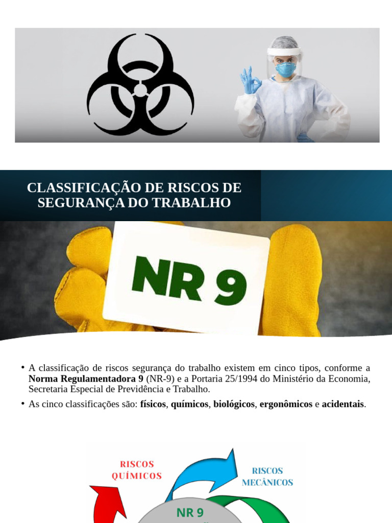 Classificação de Riscos Ocupacionais | PDF | Química | Organismos
