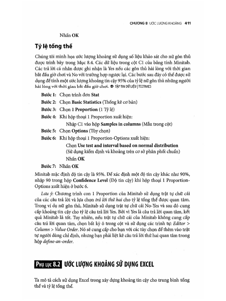 8 - Uoc Luong Trung Binh Ty Le Tong The Voi Excel | PDF