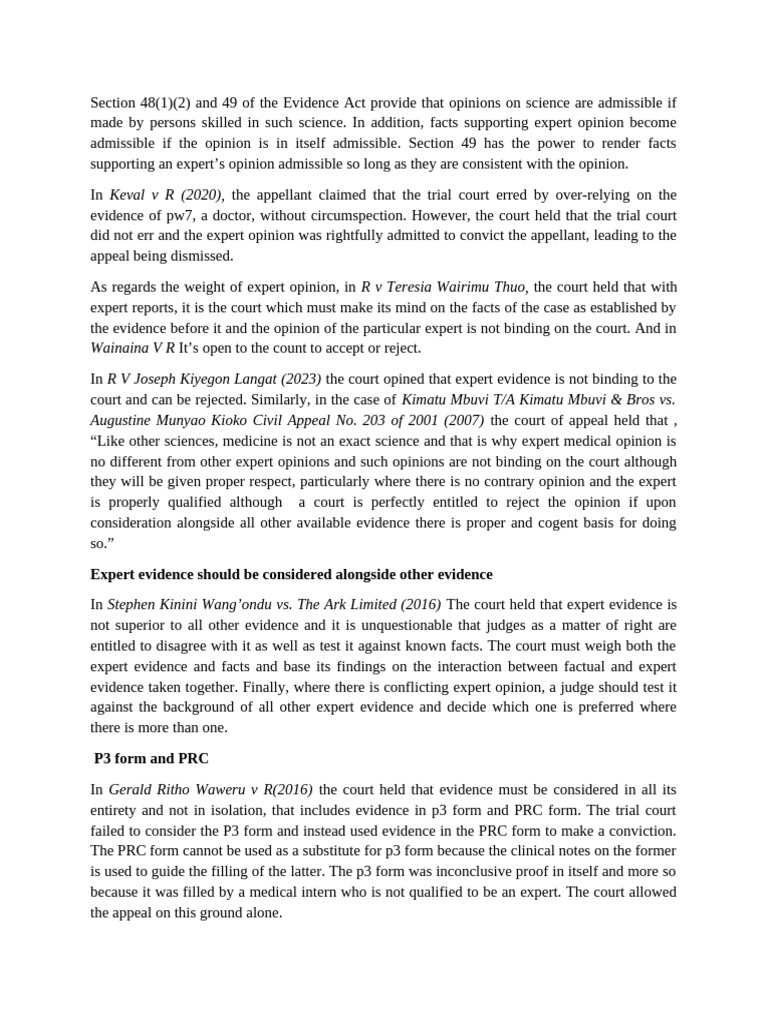 Expert Take 2 | PDF | Expert Witness | Common Law