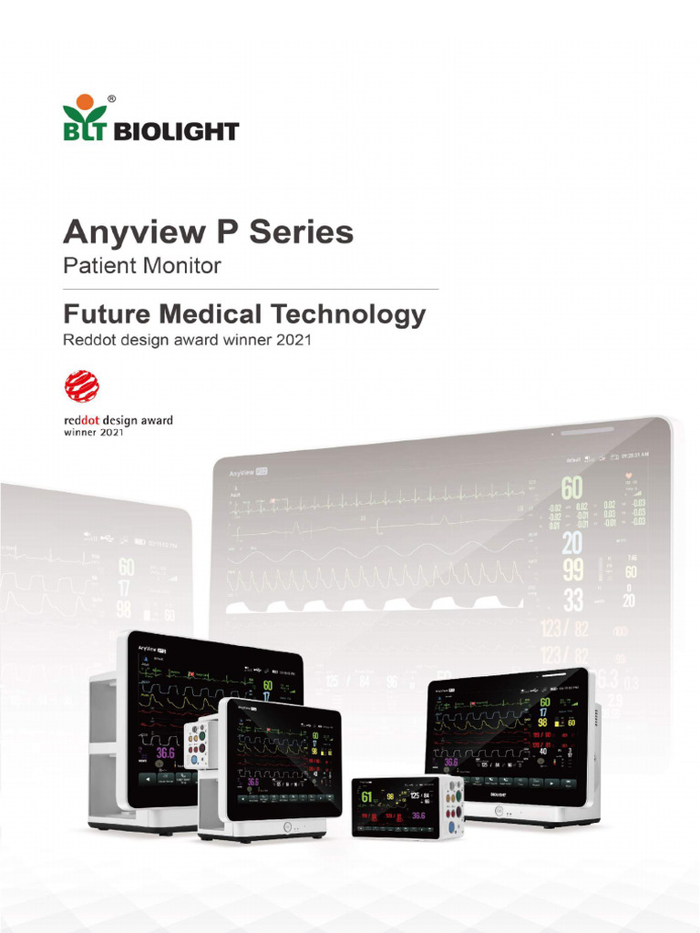 Biolight P Series High End Multi Parameter Patient Monitor David | PDF