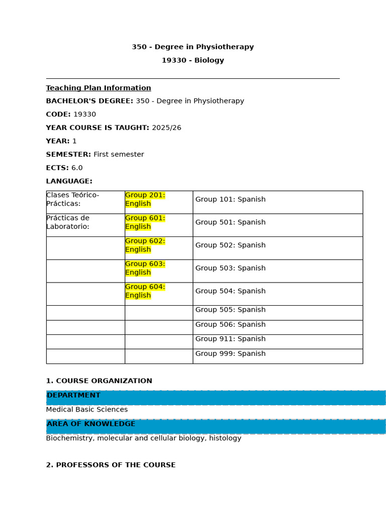 PR S1 Biology | PDF | Metabolism | Proteins