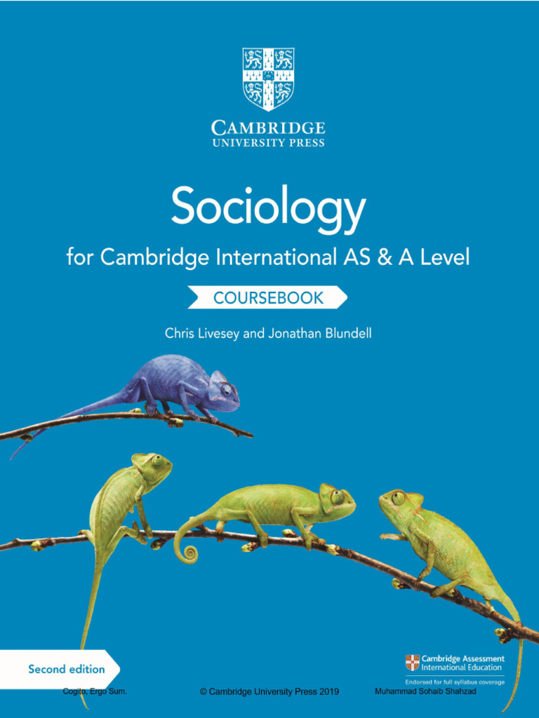Sociology For Cambridge International As & A Level Coursebook - Chris ...