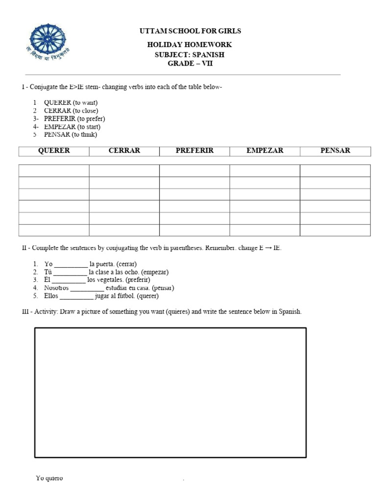 HHW - Grade 7 | PDF