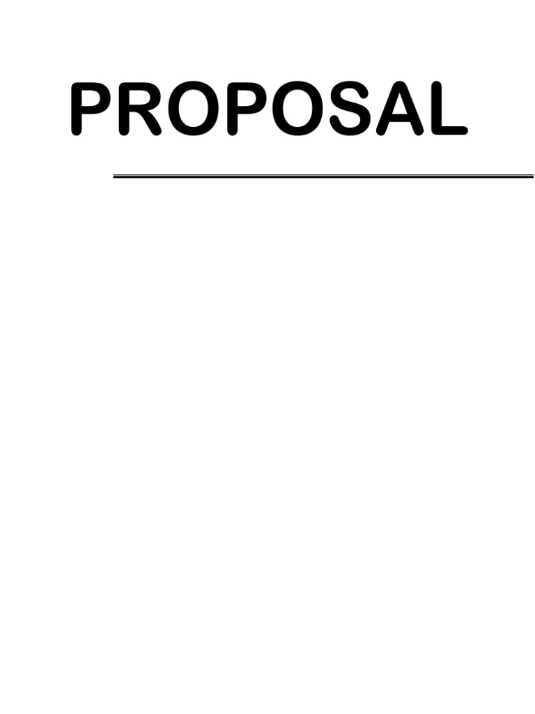 Proposal1 065856 | PDF