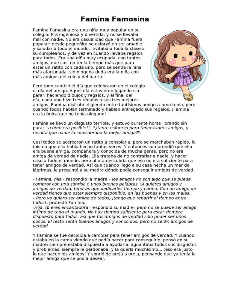 Famina Famosina | PDF